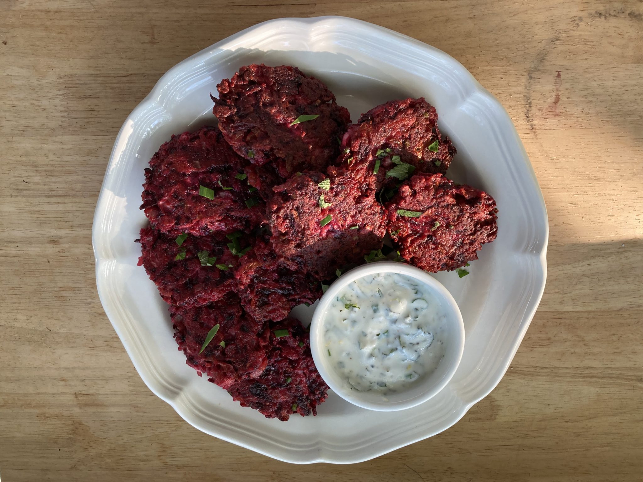 Beet and Turnip Fritters - The Sylvia Center