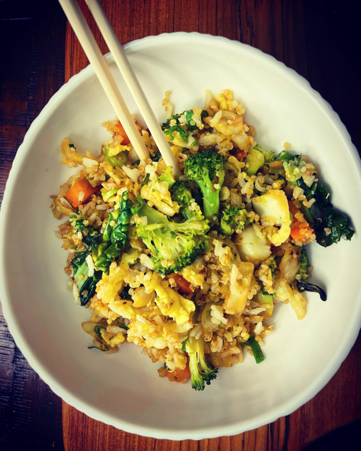Winter Vegetable Fried Rice - The Sylvia Center