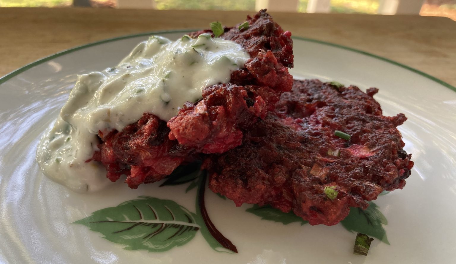 Beet and Rutabaga Fritters Recipe - The Sylvia Center